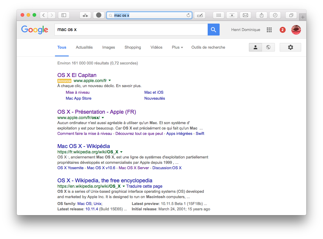 macOS :Comment enregistrer une page de résultats Google avec AppleScript ? – Les miscellanées ...